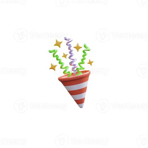 3d Exploded Confetti Illustration For Festival Celebration Party Or 3d