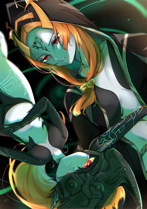 Midna And Midna The Legend Of Zelda And More Drawn By Tuki Danbooru
