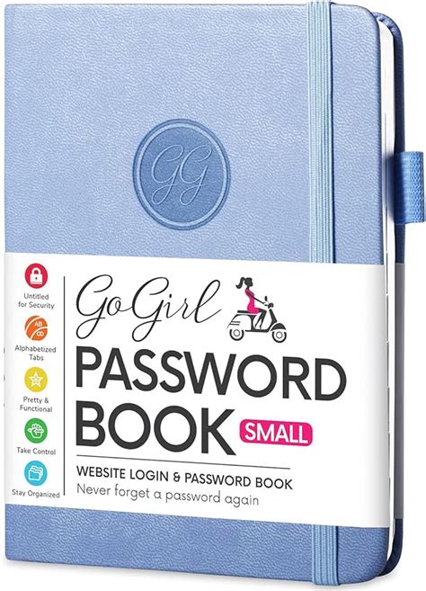 Amazon Com GoGirl Password Book With Alphabetical Tabs Internet Address Password Keeper