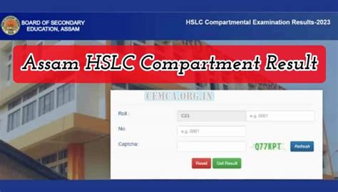Assam Hslc Compartment Result 2024 Check Class 10 Marks Direct Link