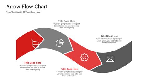 Arrow Flow Chart Powerpoint Template Incl Agency And Blue Envato