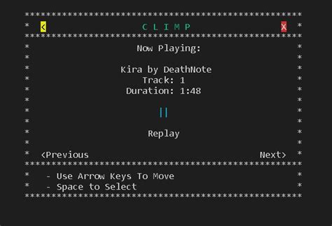 Github Sarthak Command Line Music Player Climp This Is A Mini