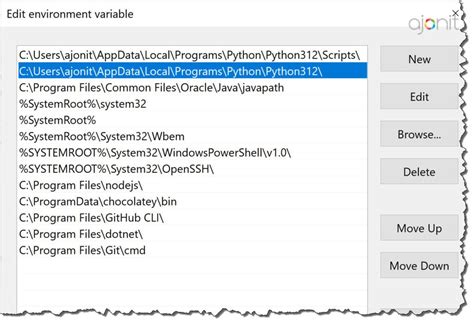 All About Path Environment Variable In Windows Ajonit Tutorials