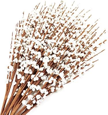 Amazon 30 PCS Artificial Eucalyptus Stems Gold Faux Eucalyptus