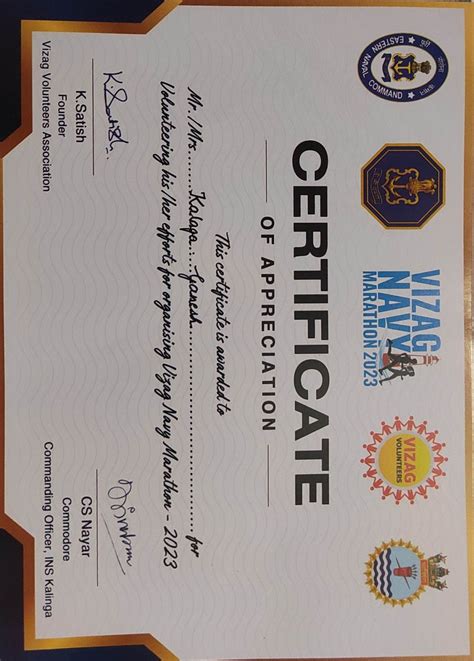 Kalaga Ganesh On Linkedin Volunteering Navymarathon Teamlead