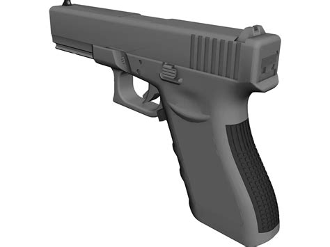 Glock 21 3d Model 3dcadbrowser
