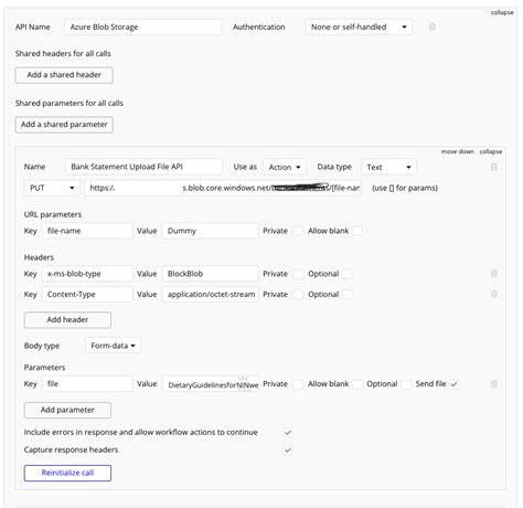 Unable To Send Files Uploaded By Users On Bubble To Azure Blob Storage