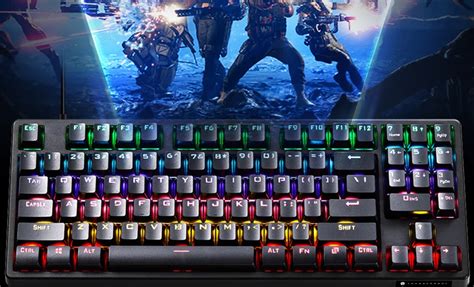 Thunderobot KG3089R Wired Mechanical Keyboard, Red Switch (black)