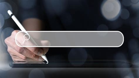 Premium Photo Businessman Search Magnifying Icon Virtual Screen Or Ai