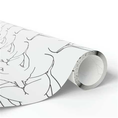 Sex Position Wrapping Paper Bachelorette Gift Wrap Naughty Gift Wrap Bachelor Party Minimalistic