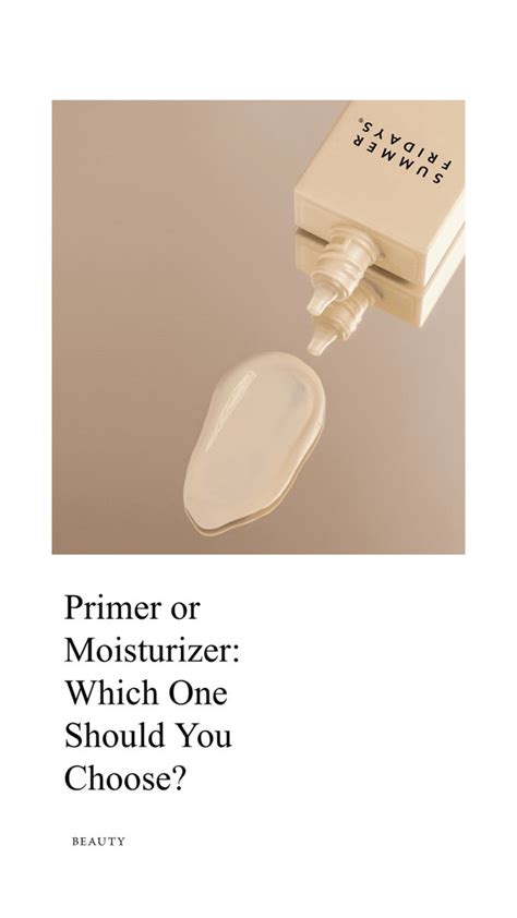 Primer Or Moisturizer Which One Should You Choose Moisturizer