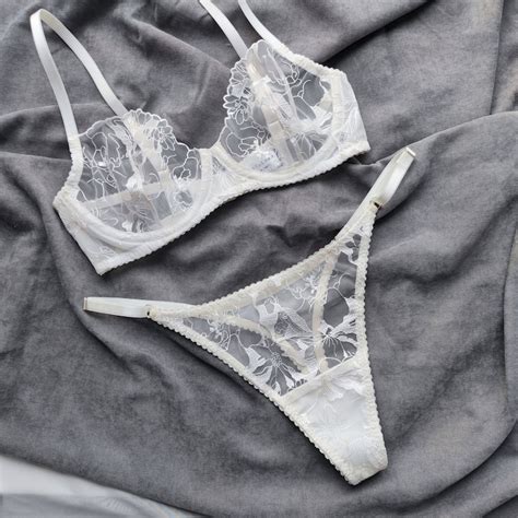 Wedding Lingerie Honeymoon Lingerie Bridal Lingerie Set Boudoir