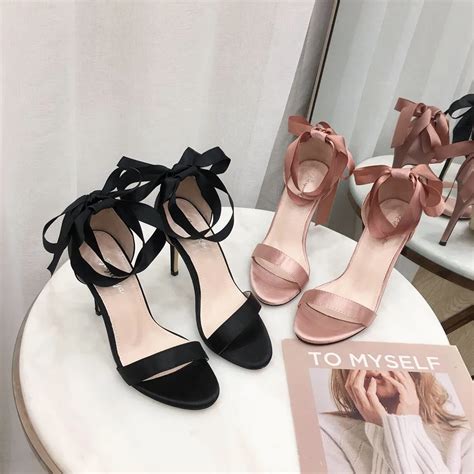 Free Shipping Sexy Bandage Women High Heel Shoes New Model Shoes