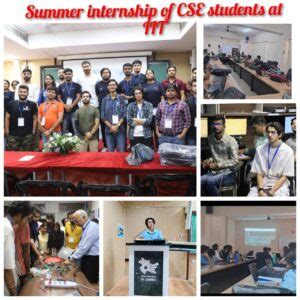 Summer Internship OfCSE Student At IIT Yogananda College Of Engineering Technology