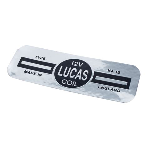 Ignition Coil Decal Lucas Lucas Sticker For Ignition Coil Up To 1