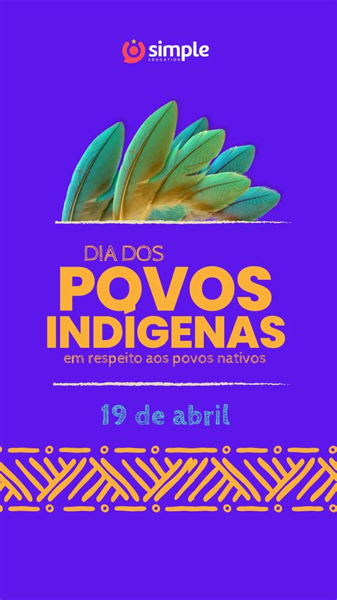 Dia Dos Povos Indígenas Simple Education