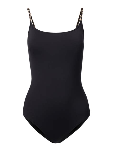 MICHAEL Michael Kors Badeanzug Mit Zierketten Black Online Kaufen