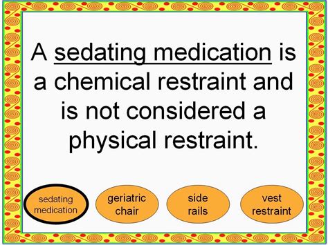 What Is An Example Of A Chemical Restraint At Zac Ayers Blog