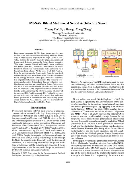 Pdf Bm Nas Bilevel Multimodal Neural Architecture Search