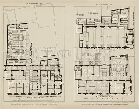 Selected Design For Colchester Town Hall Stock Image Look And Learn