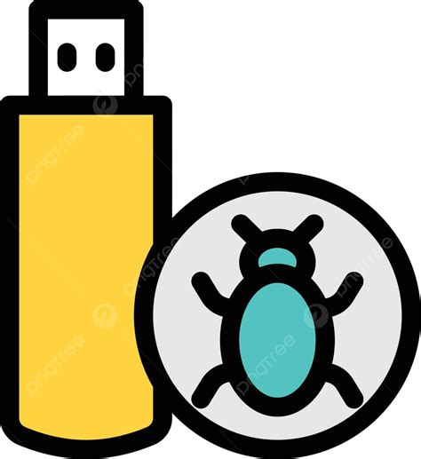 Usb Risk Malware Stick Vector Risk Malware Stick PNG And Vector With