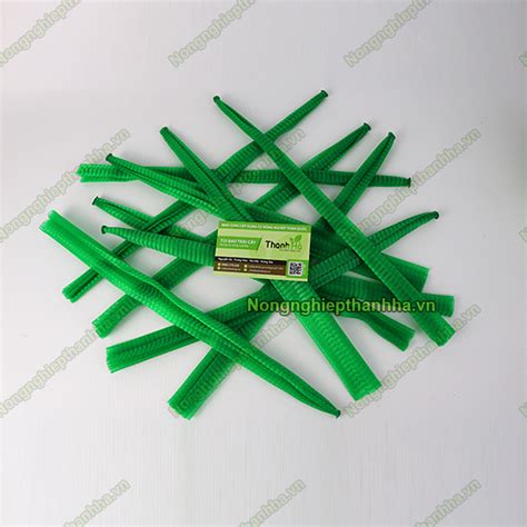 Túi Lưới Cước Màu Xanh Dài 25cm 1kg Lx25