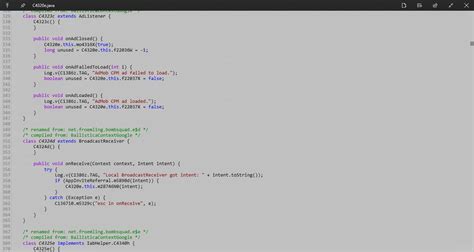 Java Почему такие странные имена в декомпилированом коде Stack