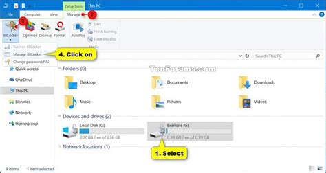 turn on or off bitlocker for fixed data drives in windows 10 tutorials