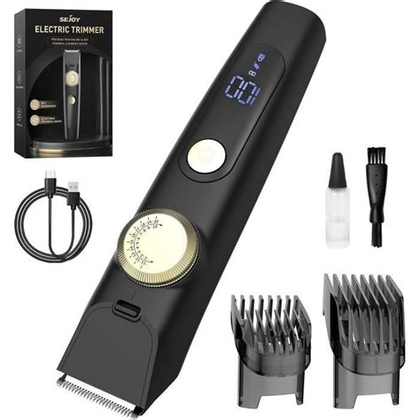 Tondeuse à Barbe Pour Homme Tondeuse Cheveux Hommes Sans Fil Rechargeable Tondeuse À Barbe