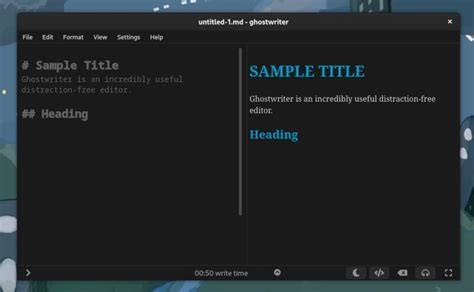 Ghostwriter An Excellent Open Source Writing App