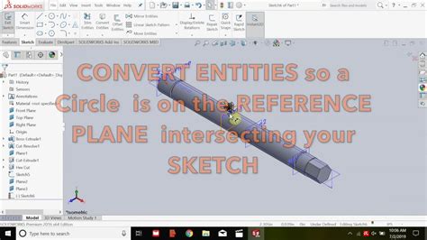 Solidworks Offset Shaft Tutorial ME YouTube