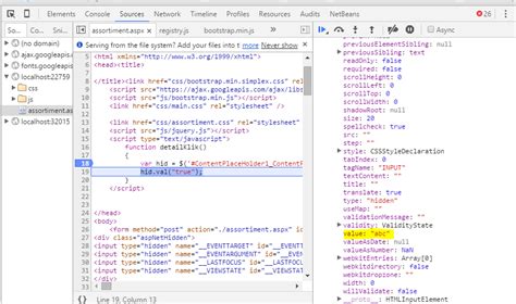Passing Value Between Javascript And Aspnet C Not Working Stack