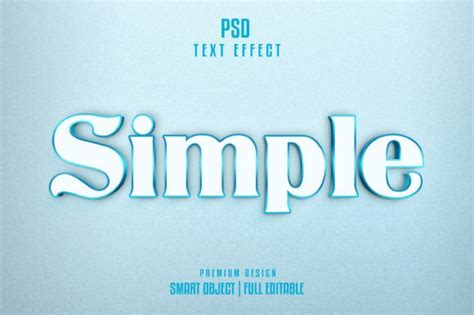 Simple 3d Text Effect Graphic by himelgfx · Creative Fabrica