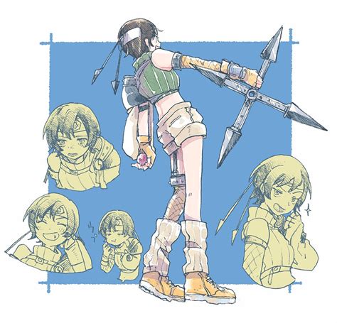 Yuffie Kisaragi Final Fantasy And More Drawn By Michibata Danbooru