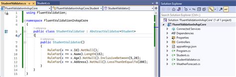FluentValidation In Minimal APIs In ASP NET Core 7 0