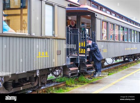 White Pass And Yukon Route Railroad Train Station Depot In Skagway
