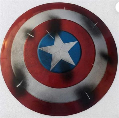 Captain America Shield Steve Rogers Shield Legend Avengers Etsy