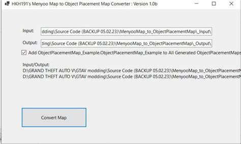 Menyoo Map To Object Placement Map Converter V2 0 GTA 5 Mod
