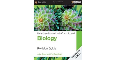 Cambridge International As And A Level Biology Revision Guide By John Adds