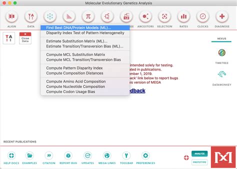 Using Megax Tutoriais Bioinfox