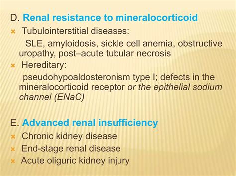 Diagnosis And Management Of Hyperkalemia Pptx