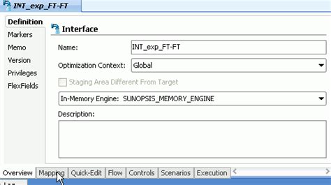 Odi11g Creating An Odi Project And Interface Exporting A Flat File To