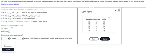 solved the data in the accompanying table represent the