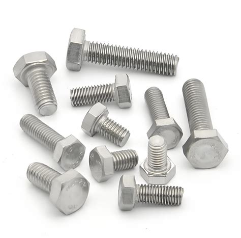 Hex Head Screws Alloy Steel Stainless Steel Sheet Screws Metal Hex Head