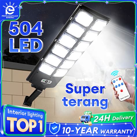 Jual Garansi 10 Tahun Lampu Tenaga Surya Otomatis LED 800W 1200W