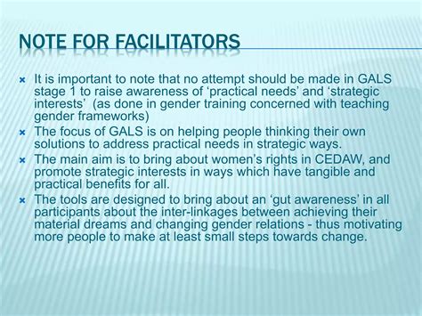 Gender Action Learning System Ppt