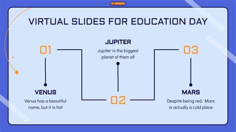 Virtual Slides For Education Day Infographics