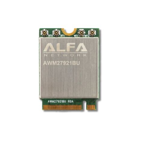 Alfa Awm27921bu 80211axe Wifi 6e And Bluetooth M2 Module Mediatek