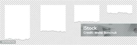 찢어진 종이 한 세트 그림자가 있는 찢어진 종이 시트 벡터 일러스트레이션 0명에 대한 스톡 벡터 아트 및 기타 이미지 0명 가장자리 개체 그룹 Istock