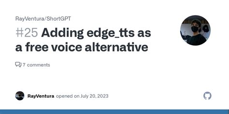 adding edge tts as a free voice alternative · issue 25 · rayventura